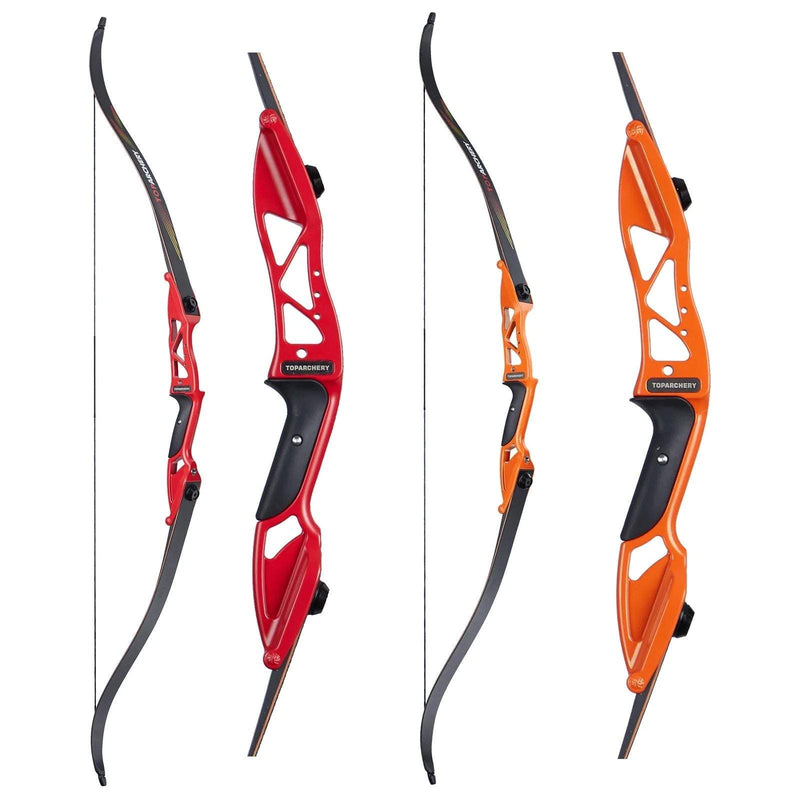 56 Archery Competition Recurve Bow Takedown Right Handed Aluminum Alloy Bow 18 50lbs