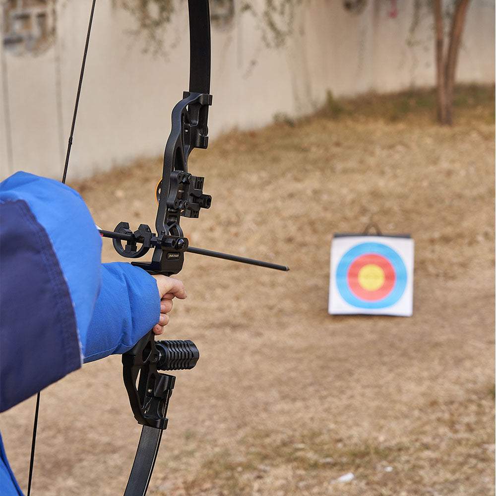 Archery 53" Takedown Recurve Bow and Arrows Set for Beginner Practice ...